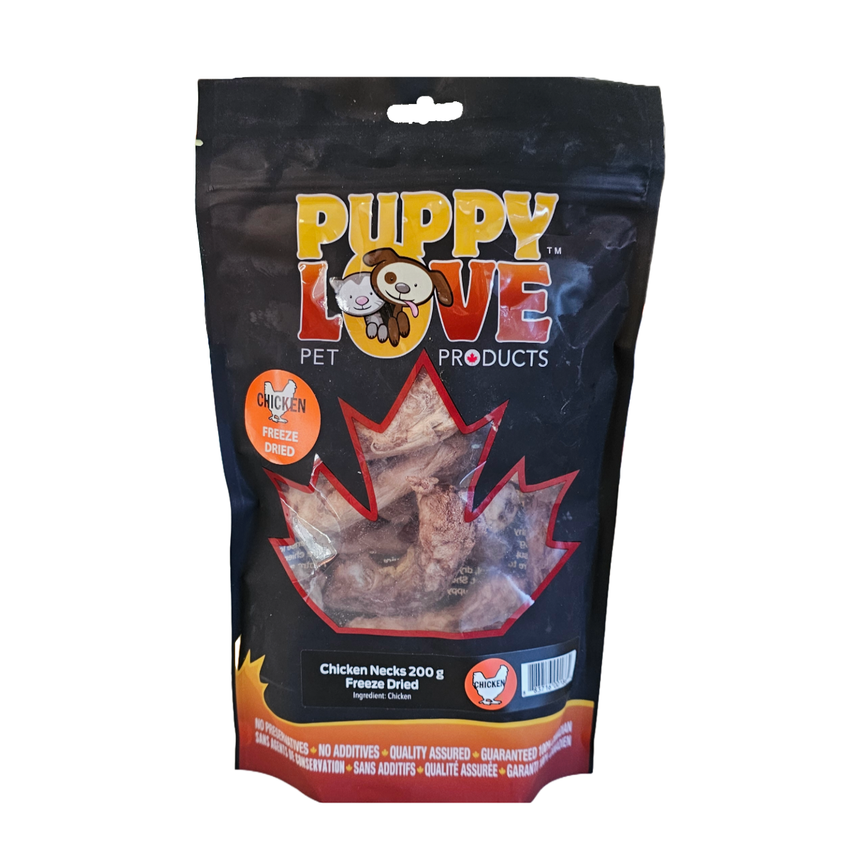 Freeze Dried Chicken Necks – Puppy Love Raw Freeze Dried Feasts