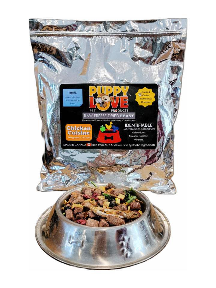 Puppy Love Raw Freeze Dried Feasts
