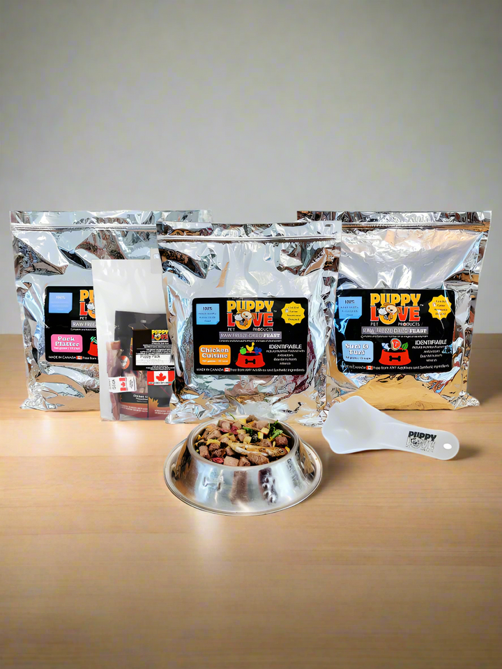 Puppy Love Raw Freeze Dried Feasts Dog Food